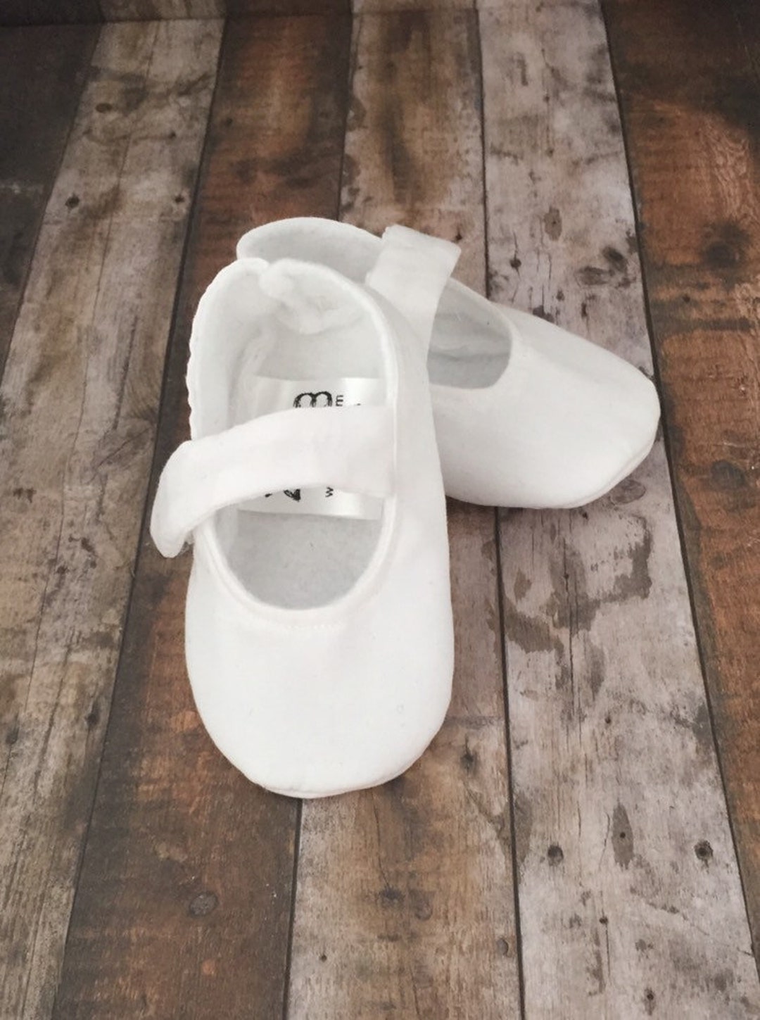 White Baby Girl Shoes | Cotton Baby Shoes | Baptism Shoes | Newborn ...