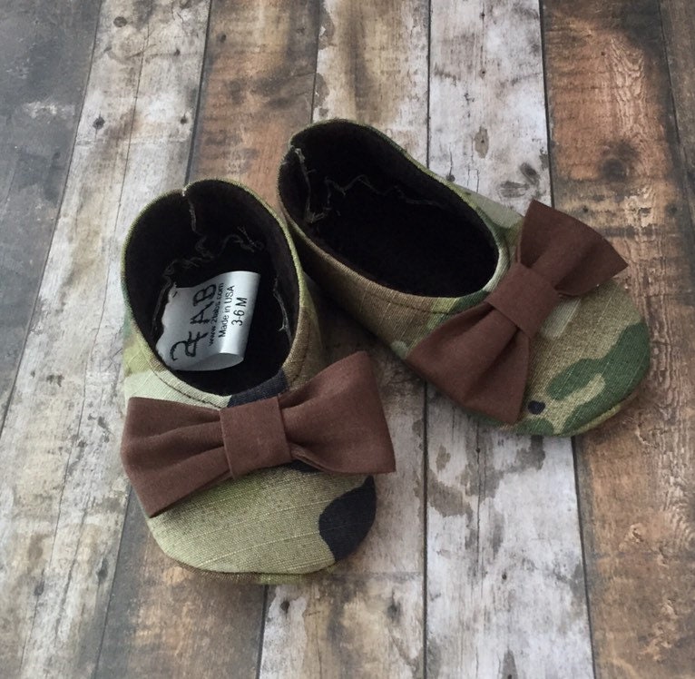OCP Army Air Force Camo Girl Shoes With Bows Girl Slippers - Etsy