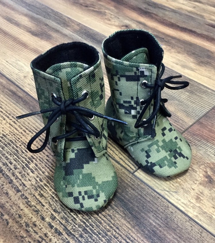 Navy Type III Baby Combat Boots Nwu AOR2 Camo Newborn size | Etsy