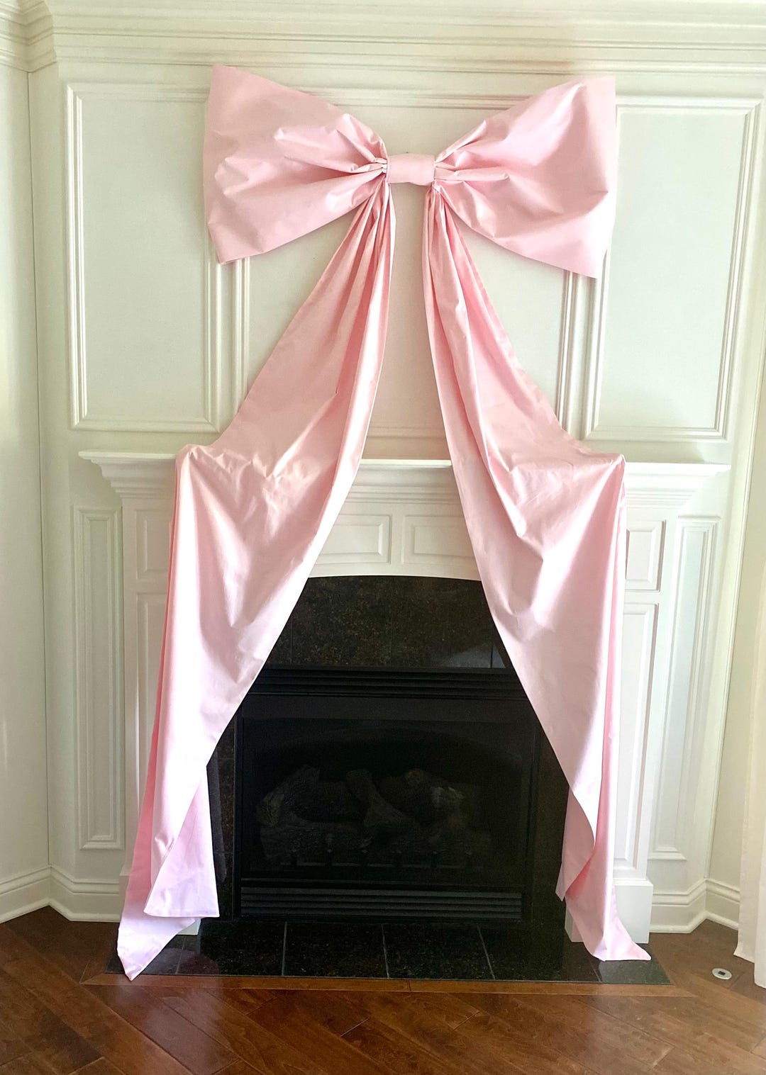 Large Ballerina Pink Bow for Birthday Parties, Bow Theme Coquette Party ...