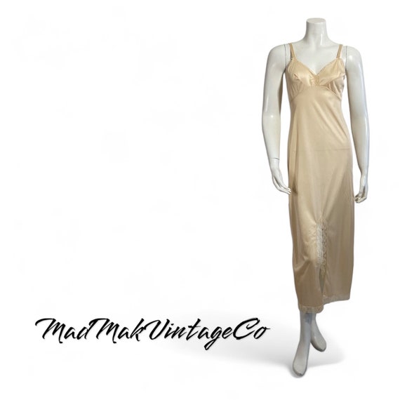 Vintage Full Maxi Slip 1980s DuPont Canada Vintage Li… - Gem