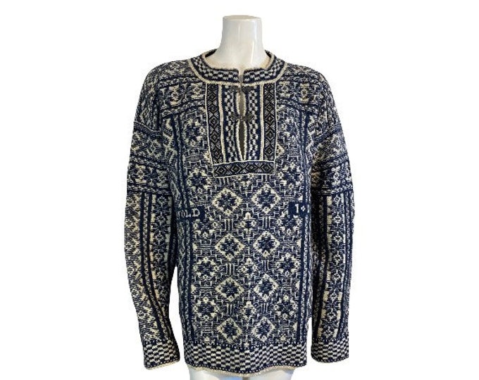 1970s / Vintage Devold Traditional Nordic Sweater by Olmes Garretti ...