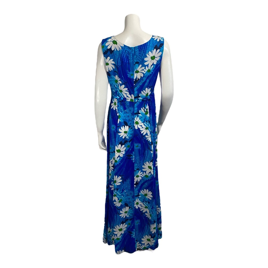 Vintage Blue Floral Dress 1960s Kimo's Hawaiian - Etsy