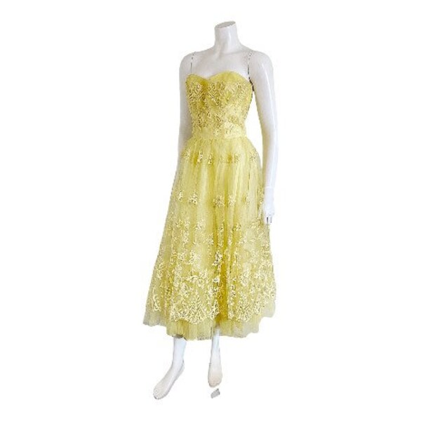 Yellow Tulle Dress - Etsy