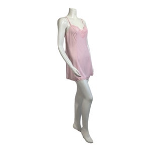 Vintage Pink Mini Full Slip 1960s Kayser - Etsy