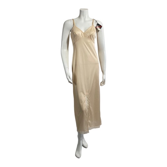 Vintage Full Maxi Slip / 1980s / DuPont Canada / Blus… - Gem