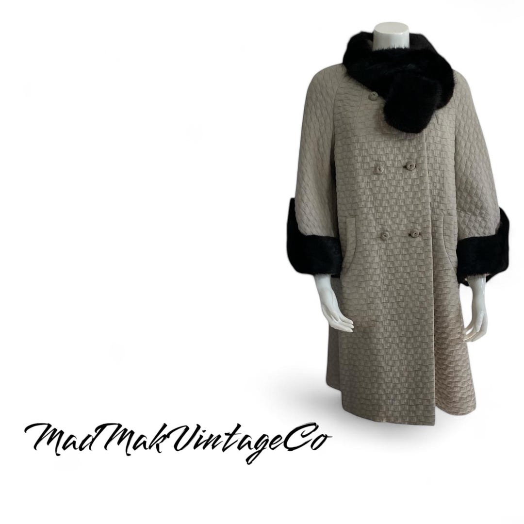 Rare Vintage Beige Haute Couture Coat 1960s Primrose - Etsy