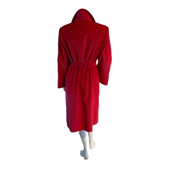 Vintage Ruby Red Corduroy Coat / 1970s / Nathaniel / … - Gem