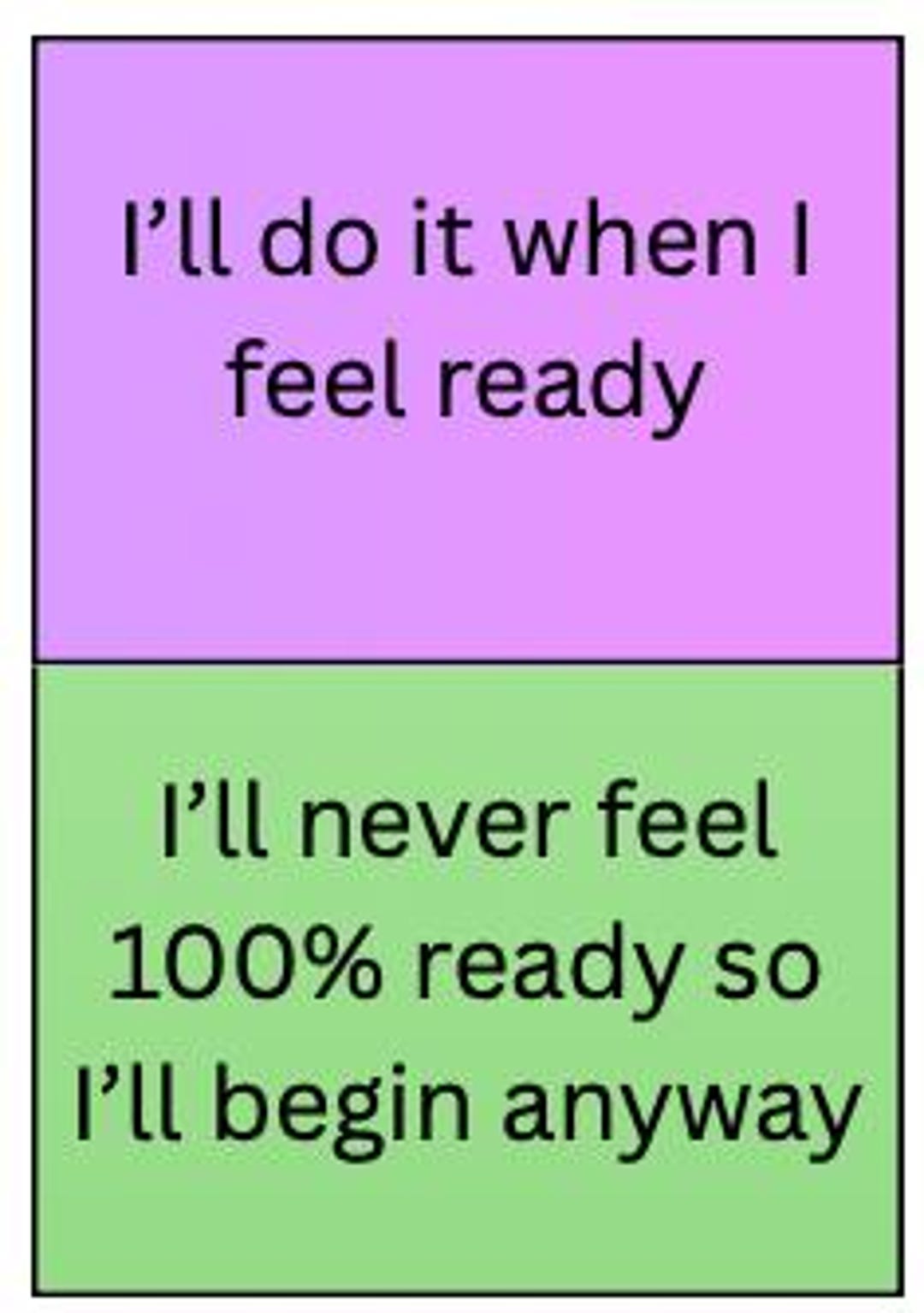 Printable Productivity Cards | 55 Positive Mindset Shifts for ...