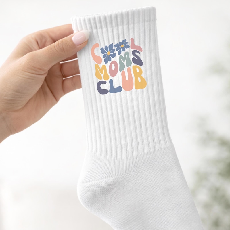 Cool mom club socken - Etsy.de