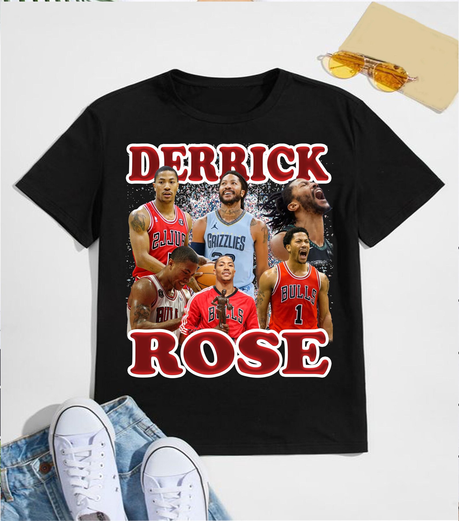 Derrick Rose Png - Etsy