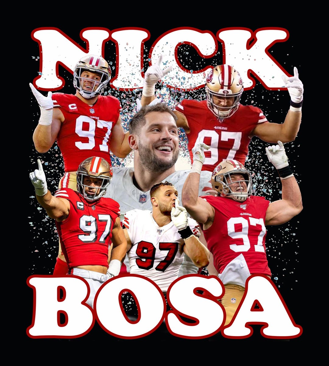 Nick Bosa Png Desing Digital File Png - Etsy