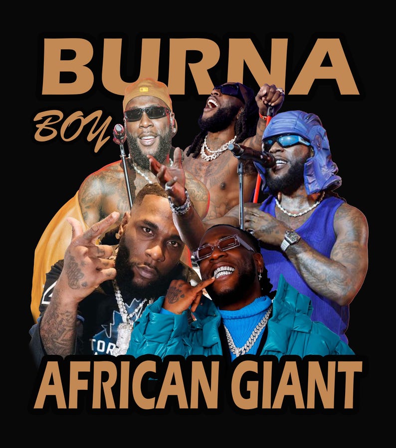 Burna Boy Png Desing Download - Etsy