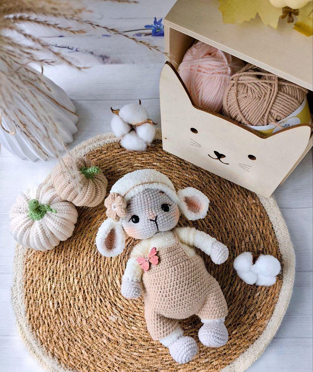 Handmade Crocheted Lamb Toy - Etsy
