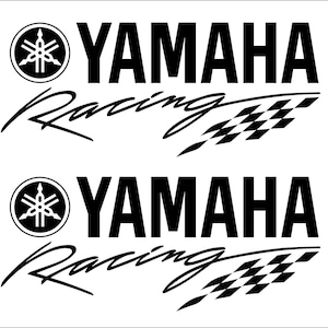 2x Yamaha Decals, Stickers Set. Size: 2 Stickers 200mm X 84mm (8" X 3,3 ...