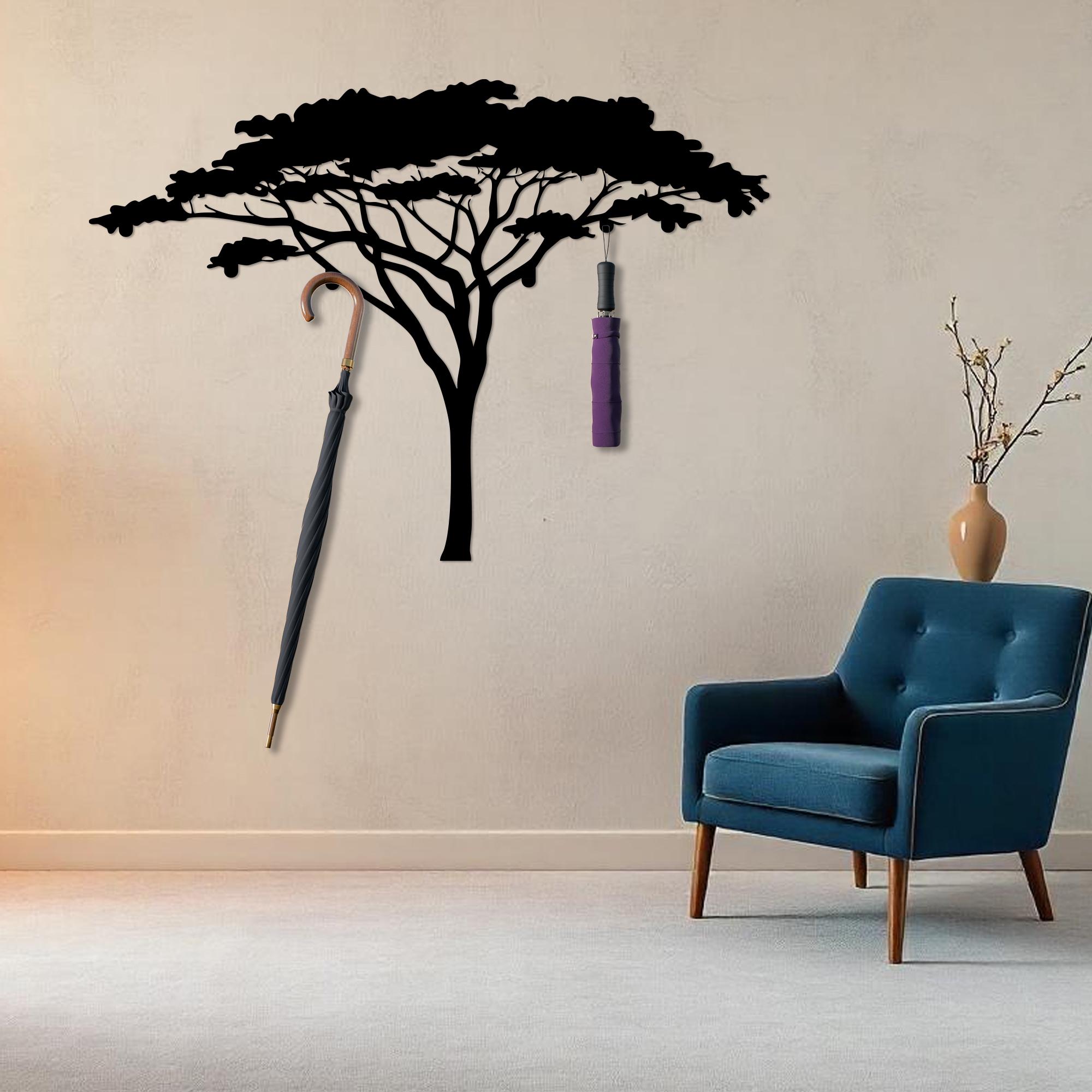 Metal Tree Wall Hooks, Tree Metal Coat Rack, Tree Hat Rack, Backpack ...
