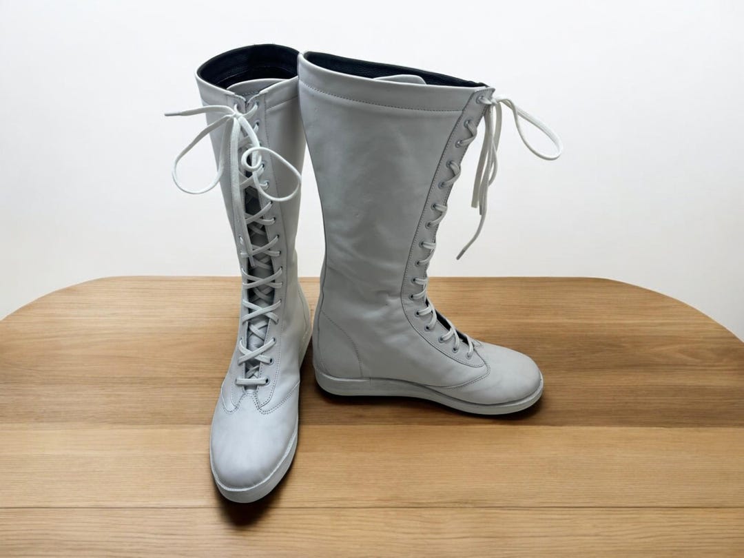 Men Wrestling Boots | Pro Wrestling Boots | Leather Wrestling Shoes ...