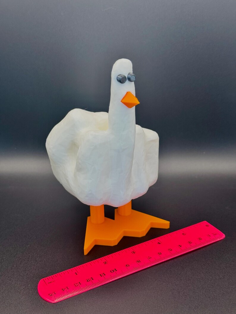 DUCK U! – Funny 3D Middle Finger Duck – Gag Gift, Desk Decor, Office ...