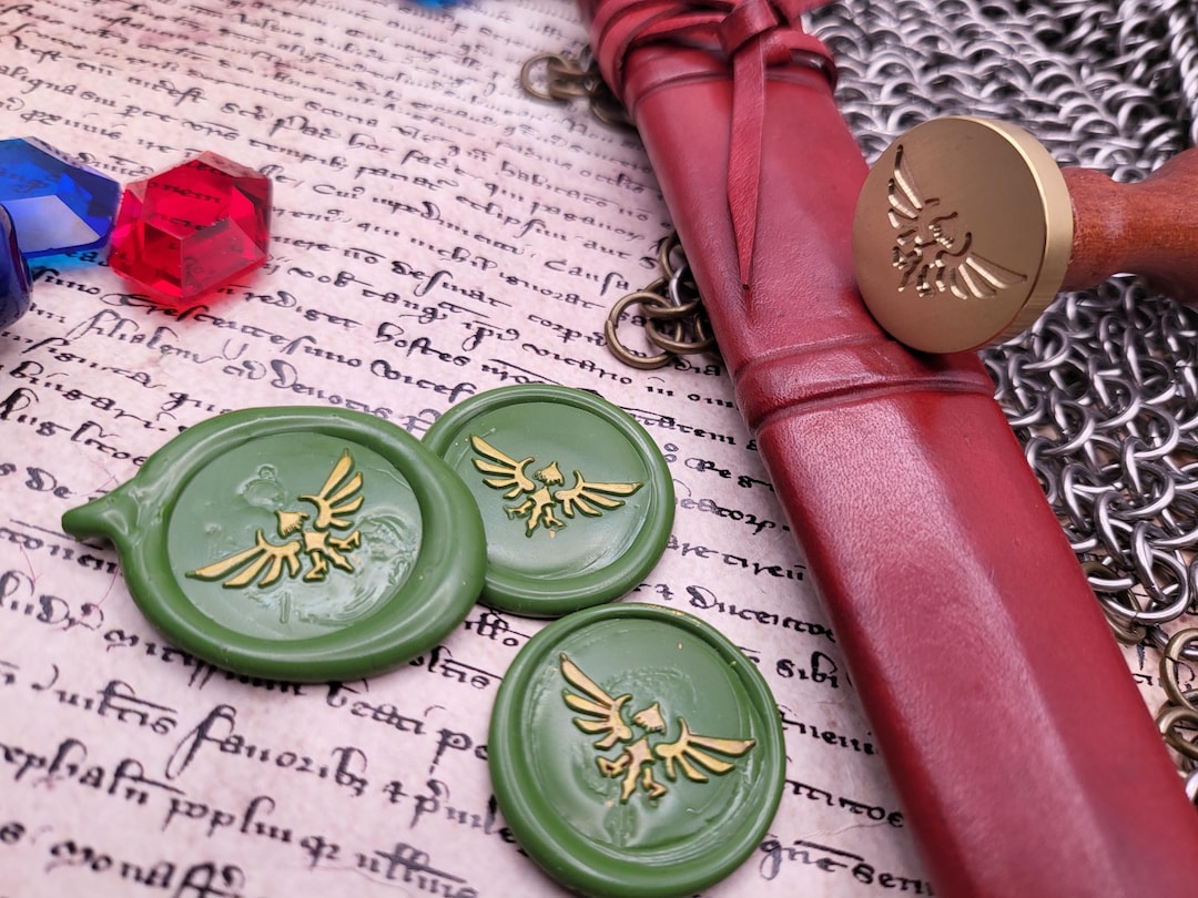 The Legend of Zelda: Twilight Princess - Hylian Crest Wax Wedding Seal ...