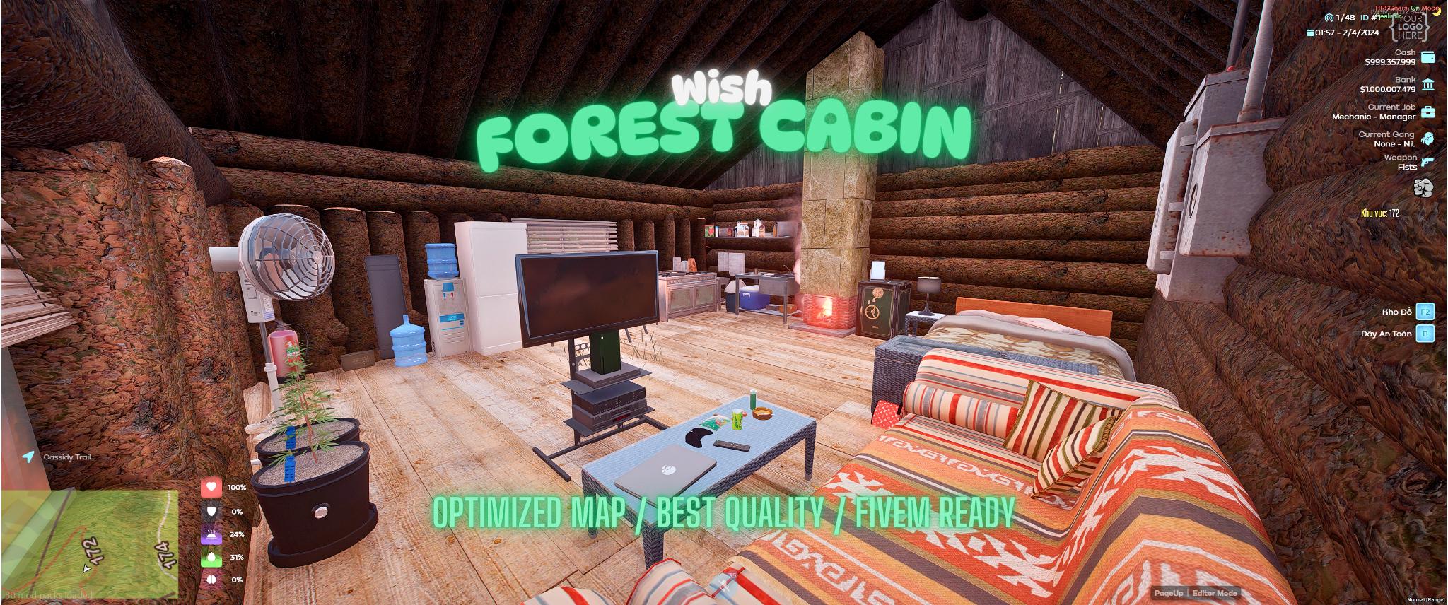 Forest Cabin | MLO | Fivem Ready | Optimized | Best Quality | - Etsy