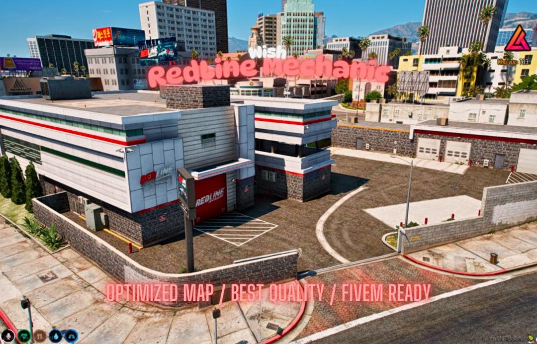 Red-line Mechanic | MLO | Fivem Ready | Optimized | Best Quality | - Etsy