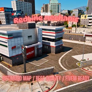 Red-line Mechanic | MLO | Fivem Ready | Optimized | Best Quality | - Etsy