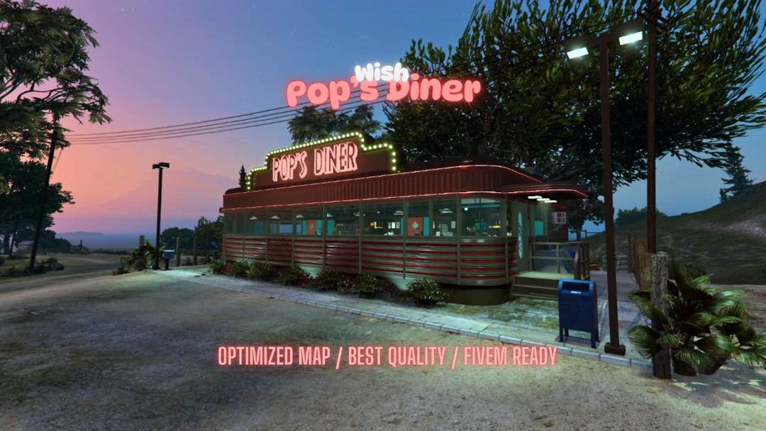 Pop's Diner | MLO | FiveM Ready | Optimized | Best Quality | - Etsy España
