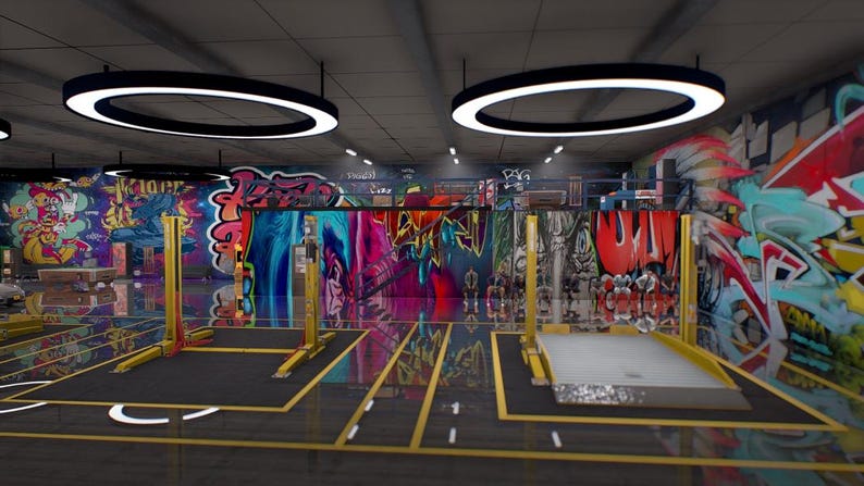 Graffiti Mechanic V2 | MLO | Fivem Ready | Optimized | Best Quality ...