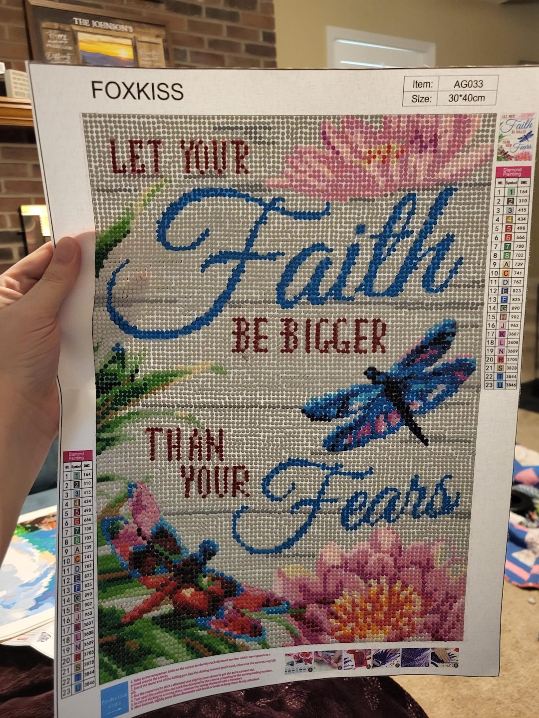 Bible Diamond Art Finished - Etsy