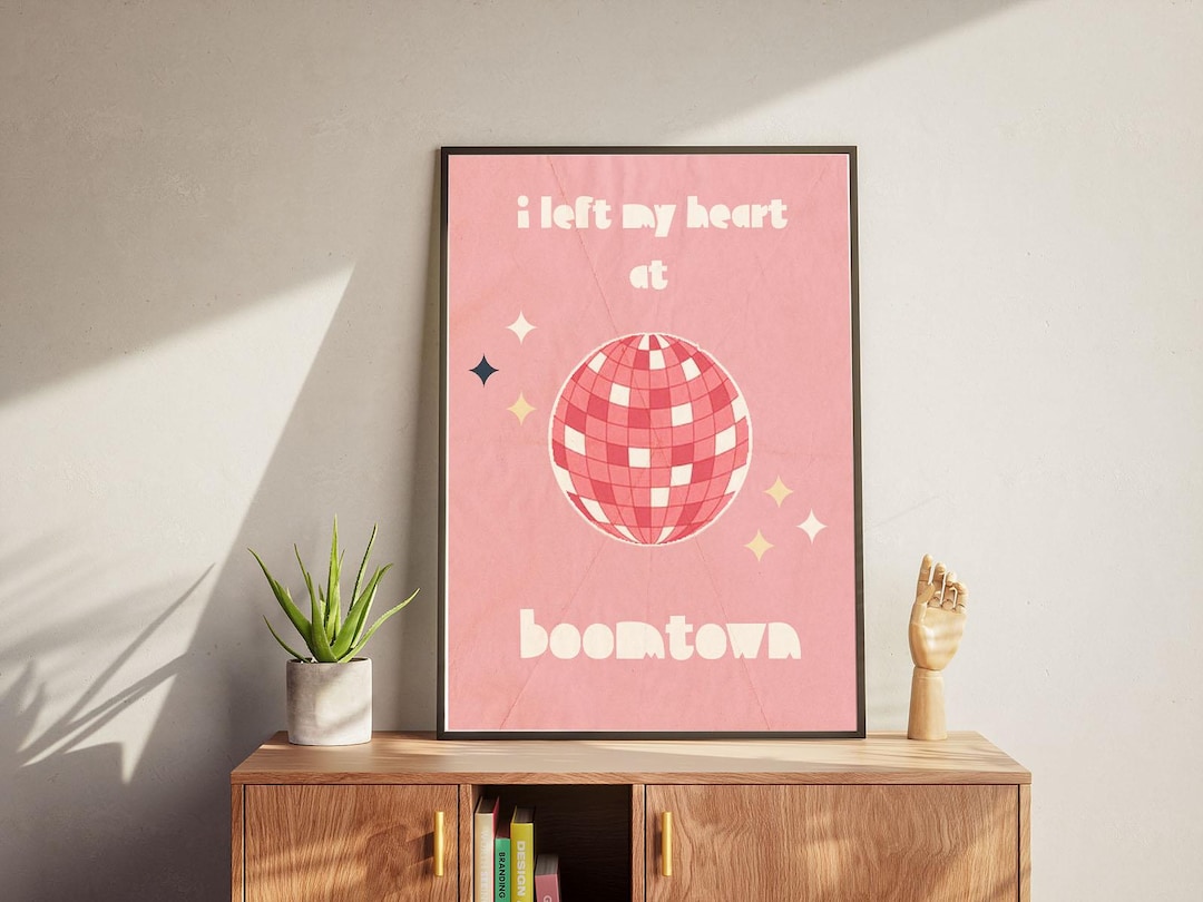 Boomtown Wall Art Boomtown Gif Festival Poster Music Print Left My ...