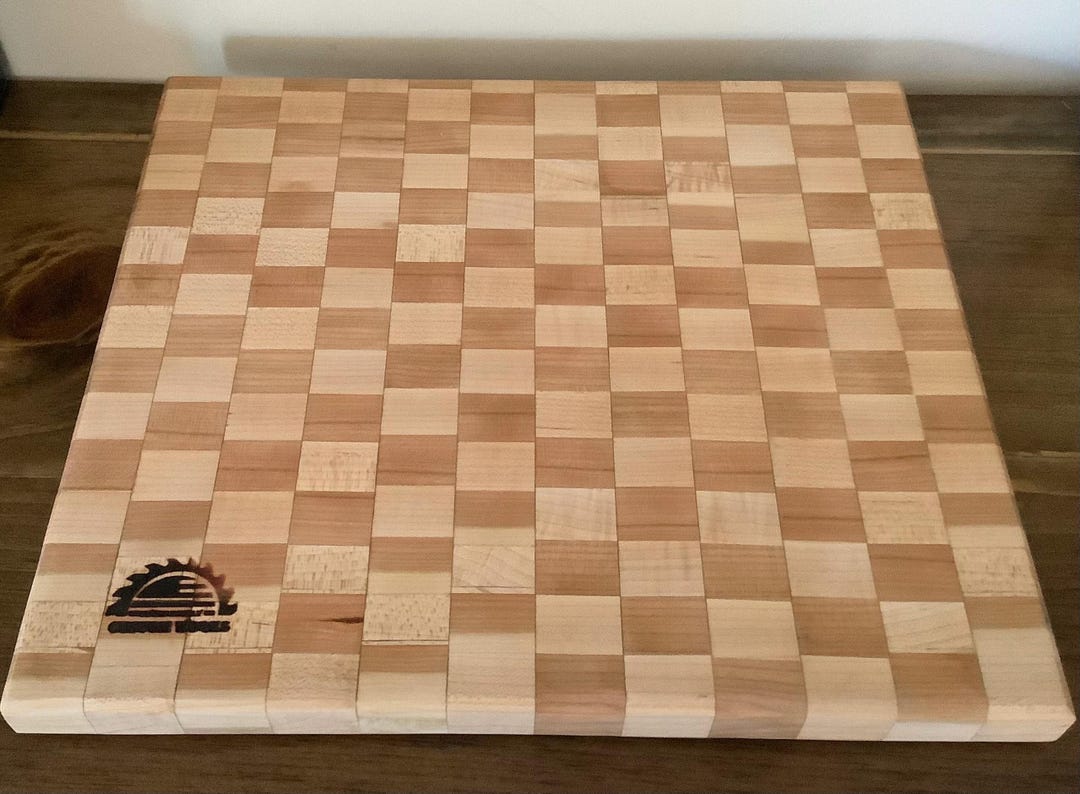 Checkered Cutting Board - Etsy