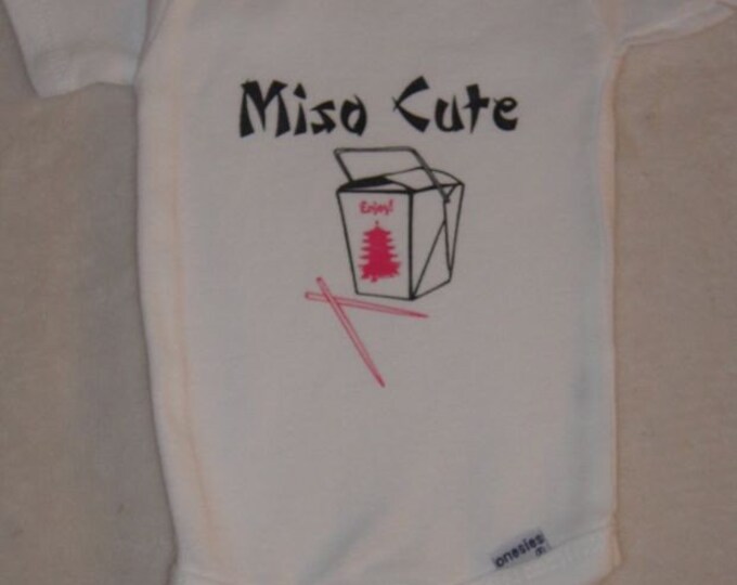 Miso Cute Onesie- FREE SHIPPING - Etsy