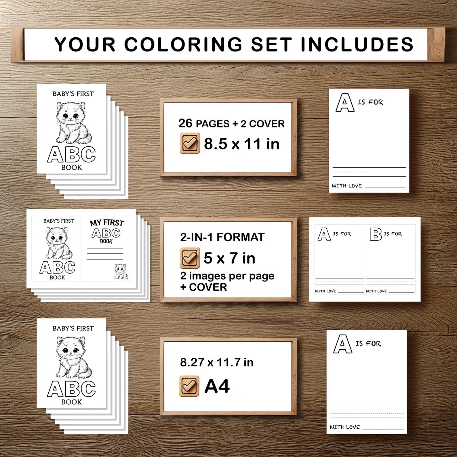 Baby's First ABC Book, Blank Alphabet Book, Baby's First Alphabet Book ...