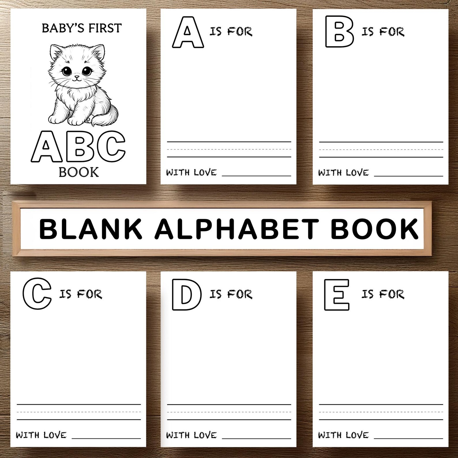 Baby's First ABC Book, Blank Alphabet Book, Baby's First Alphabet Book ...