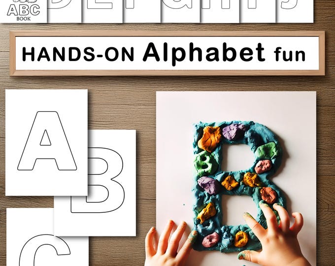 Alphabet Playdough Mats - Alphabet Printables - Homeschooling ...