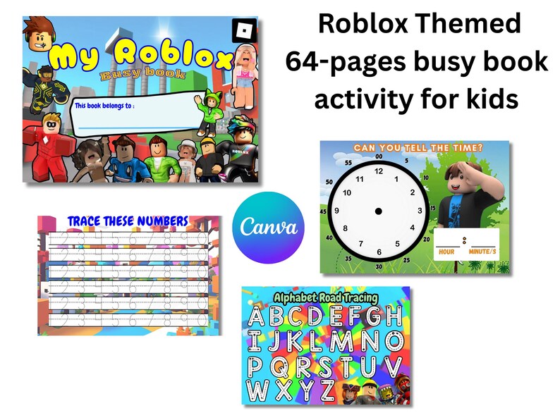 Roblox Theme Busy Books for Kids, Roblox, Busy Books, Interactive ...