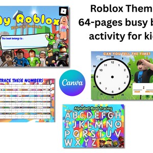 Roblox Theme Busy Books for Kids, Roblox, Busy Books, Interactive ...