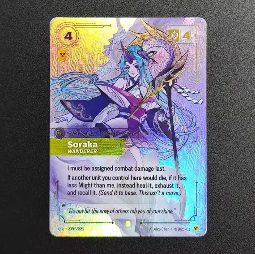 Riftbound Proxy Signature - Soraka - Etsy Australia