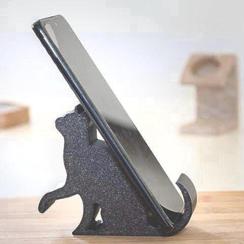 Kitty Phone Stand - Etsy