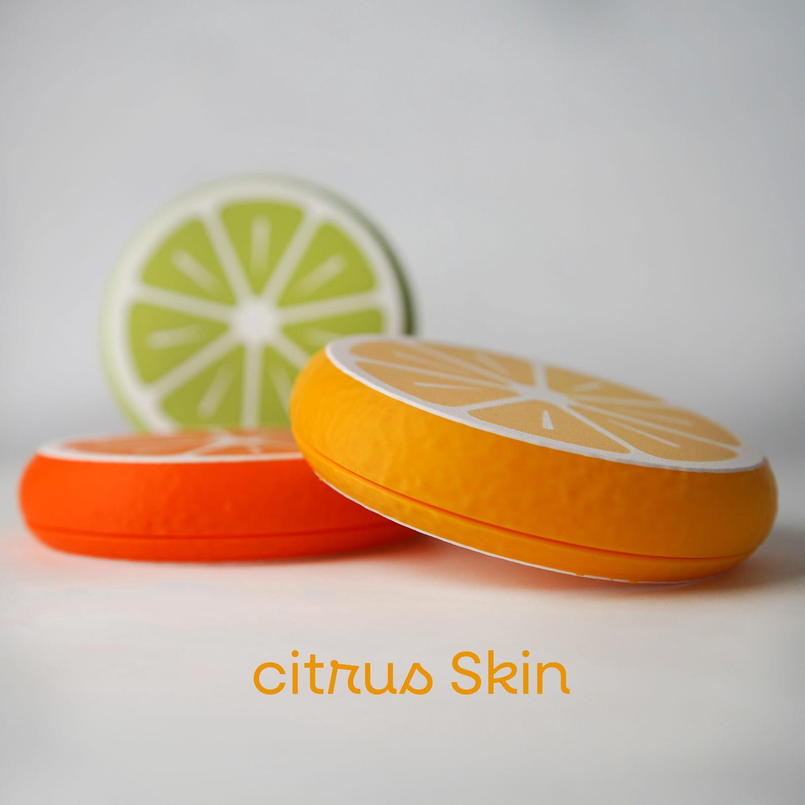 Loopfruit Citrus Pill Organizer – Fun 7-day Weekly Pill Case, Travel ...