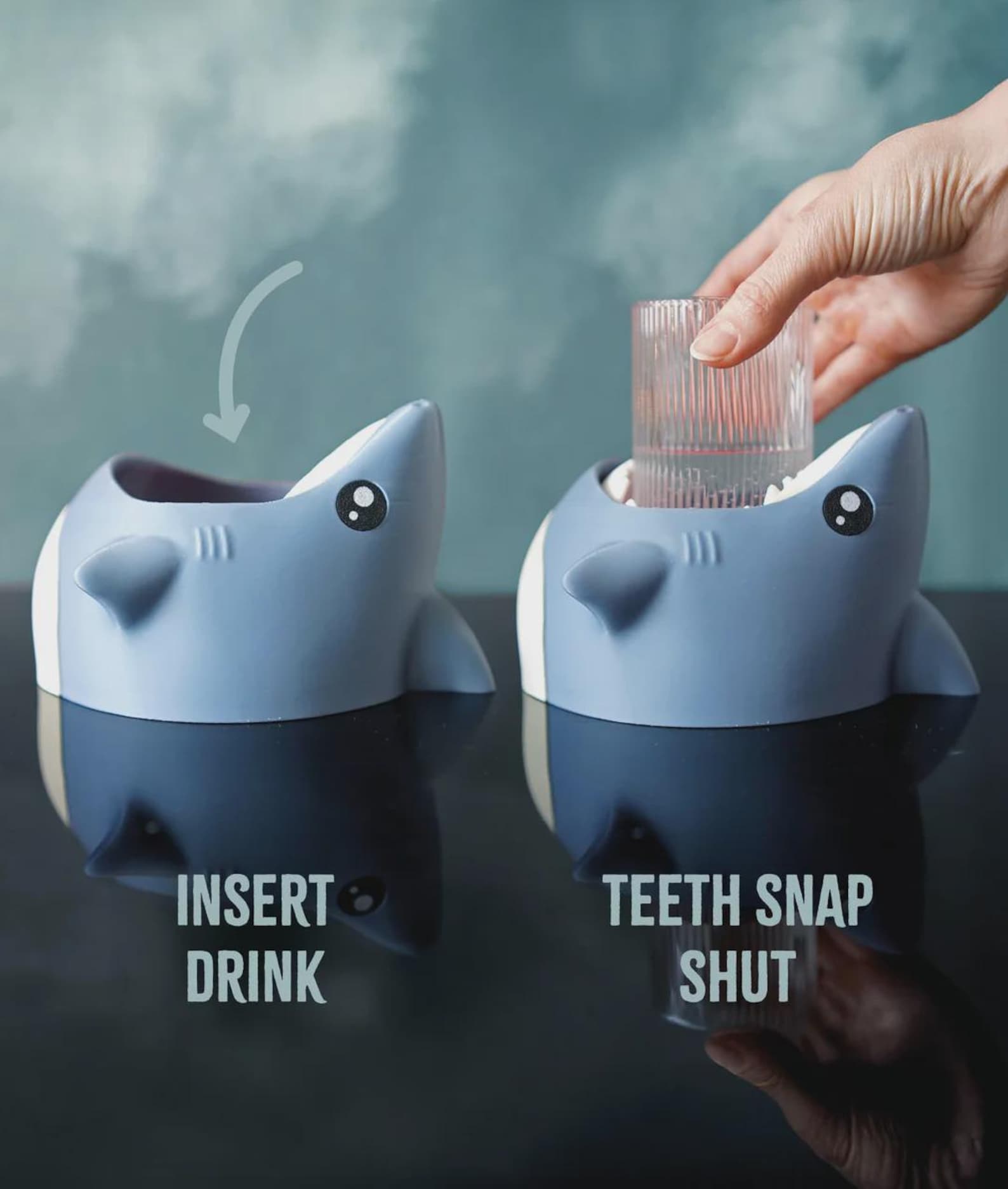 Stanley the Drink-snapping Shark Can & Bottle Holder – Fun Shark ...