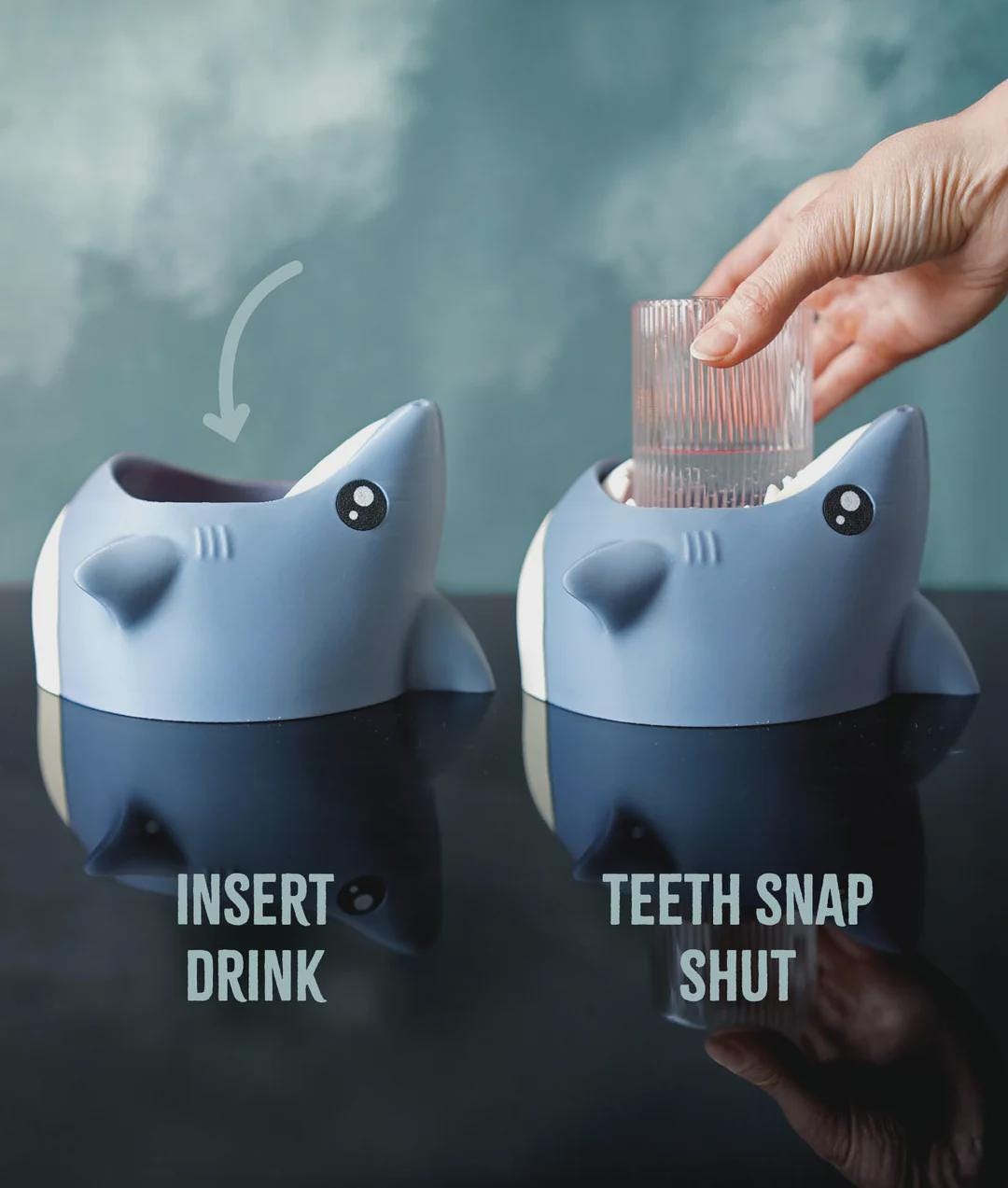 Stanley the Drink-snapping Shark Can & Bottle Holder – Fun Shark ...