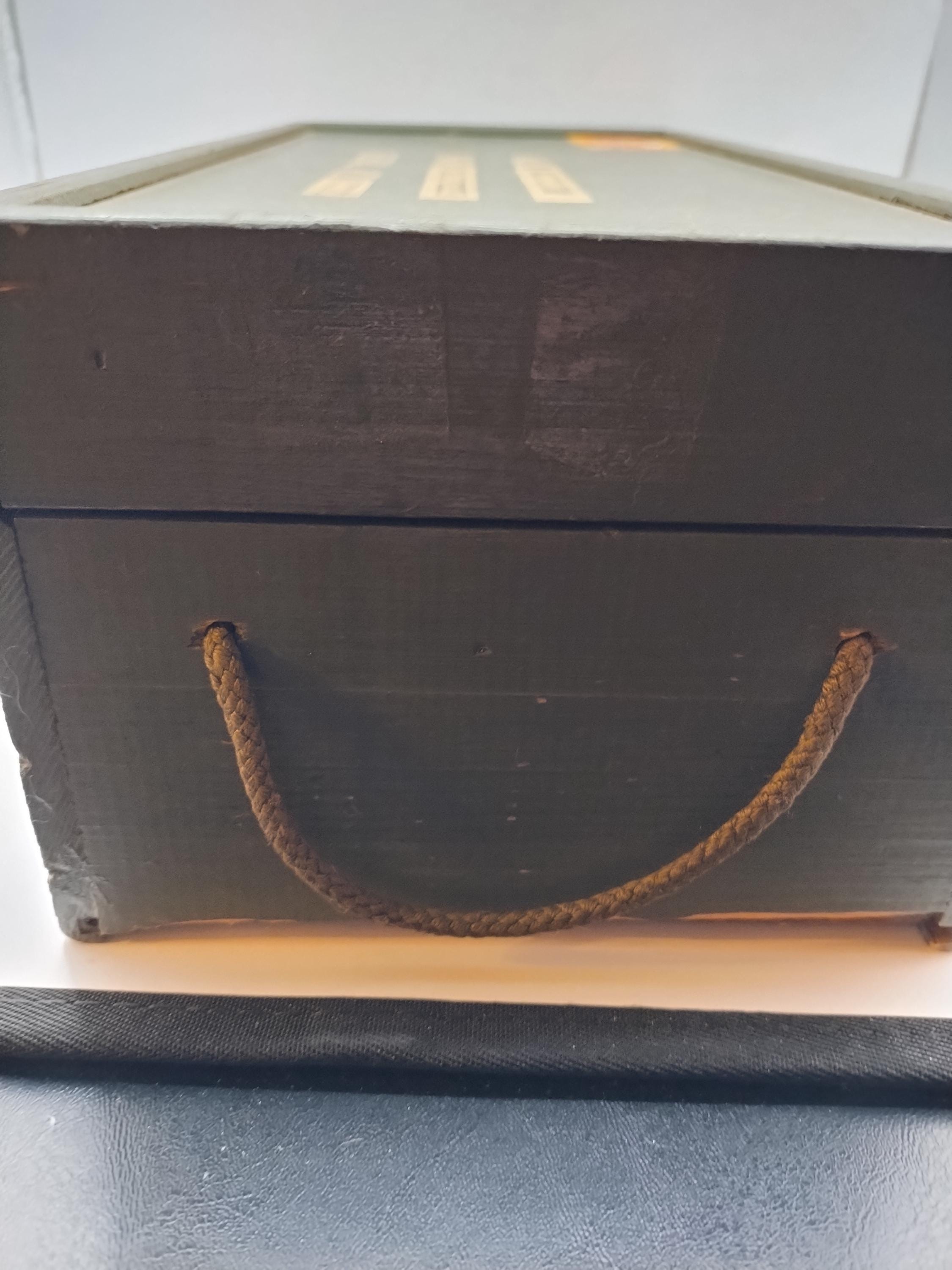 Vintage 1960's Hasbro GI Joe Green Wood Foot Locker Box - Etsy