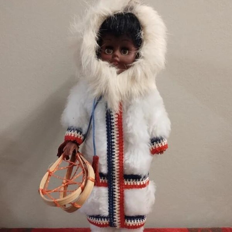 Vintage Inuit Doll From 1960's - Etsy