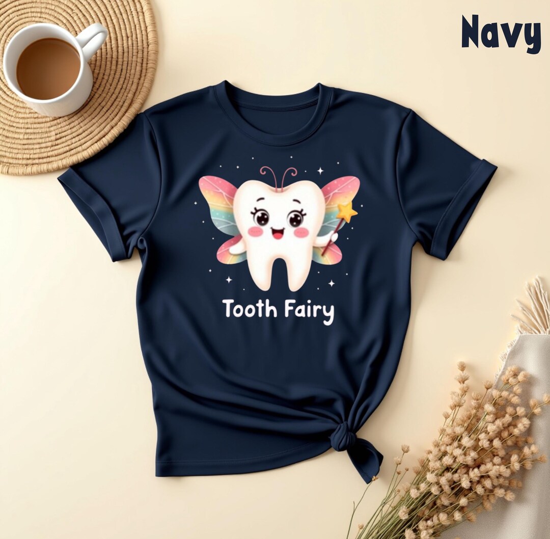 Funny Tooth Fairy T-shirt, Cute Teeth Humor Graphic Tee, Witty ...