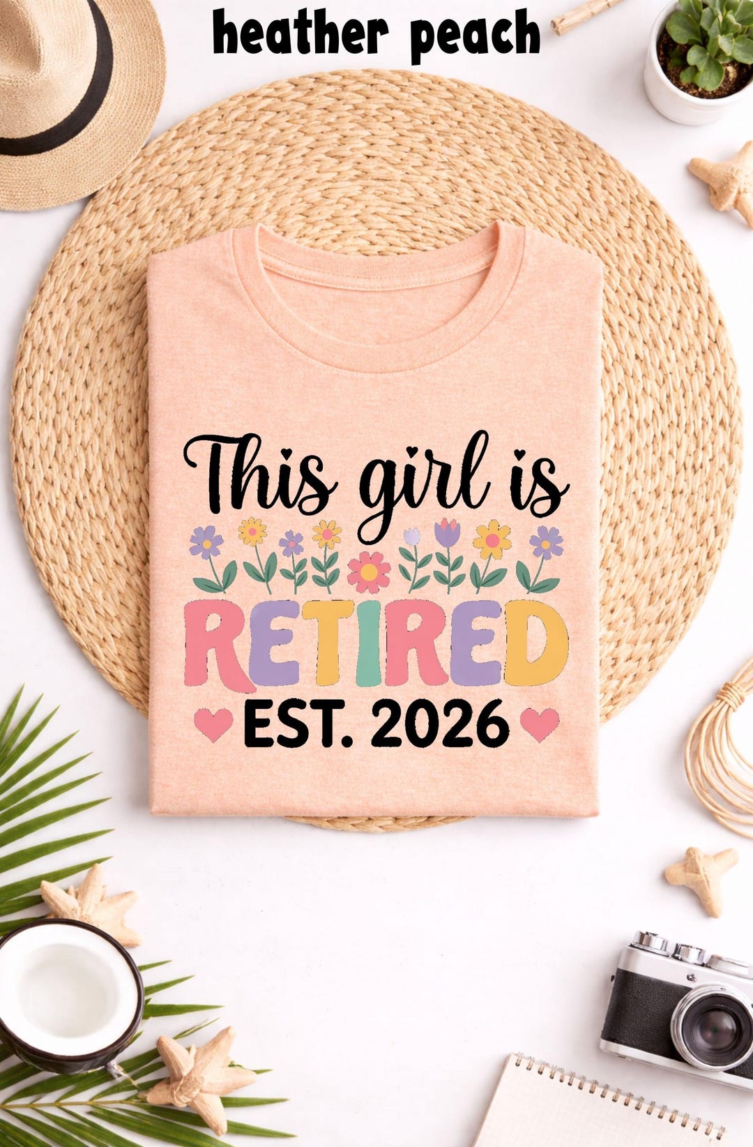 This Girl is Retired Shirt, Est 2026 Retirement, Floral Retirement ...