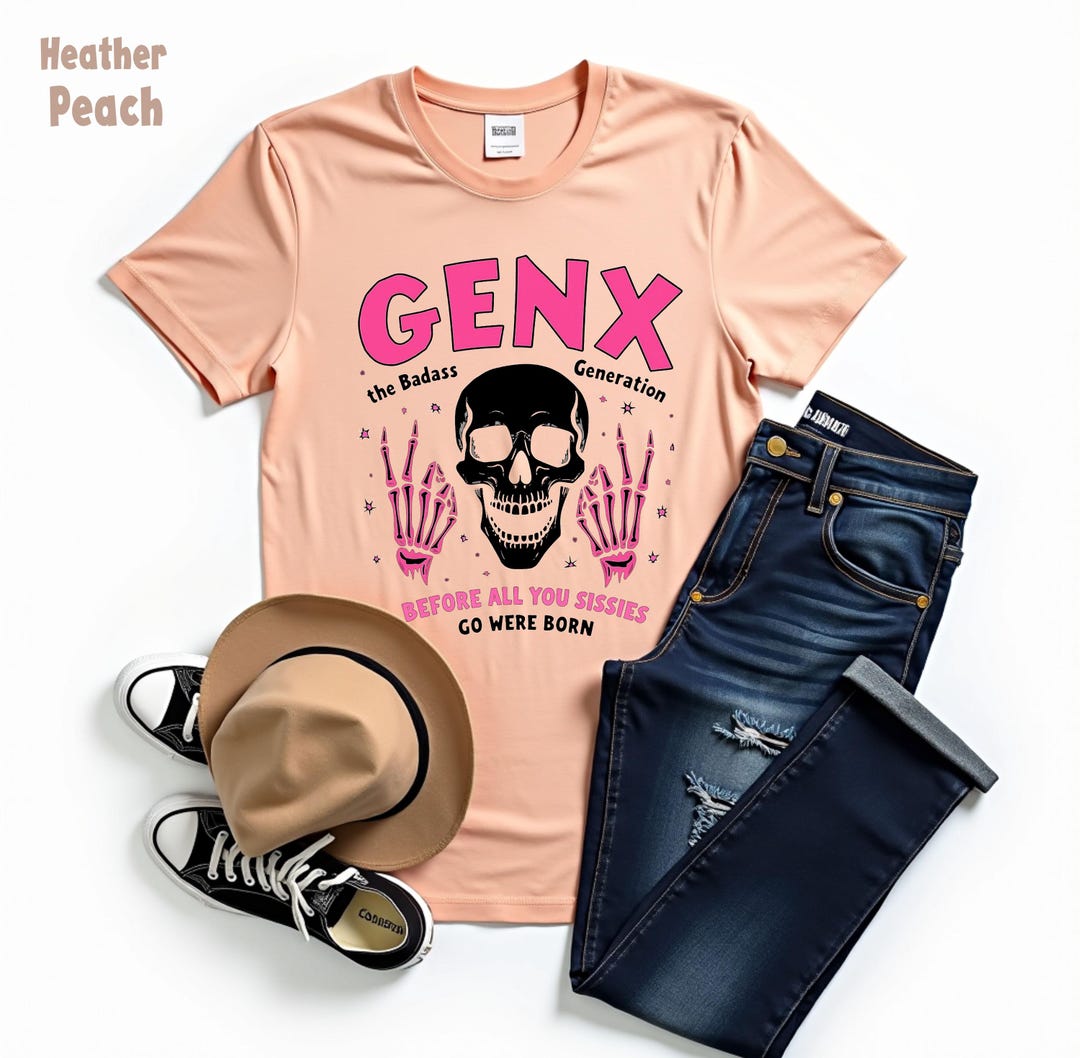 Retro Gen X the Badass Generation T-shirt, Vintage Gen X Shirt, Funny ...