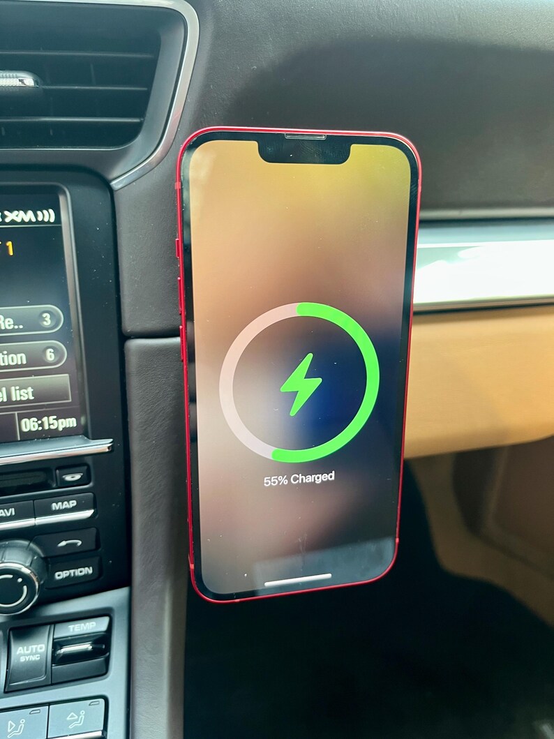 Porsche Phone Holder and Magsafe Charger for 911/boxster/cayman (left ...