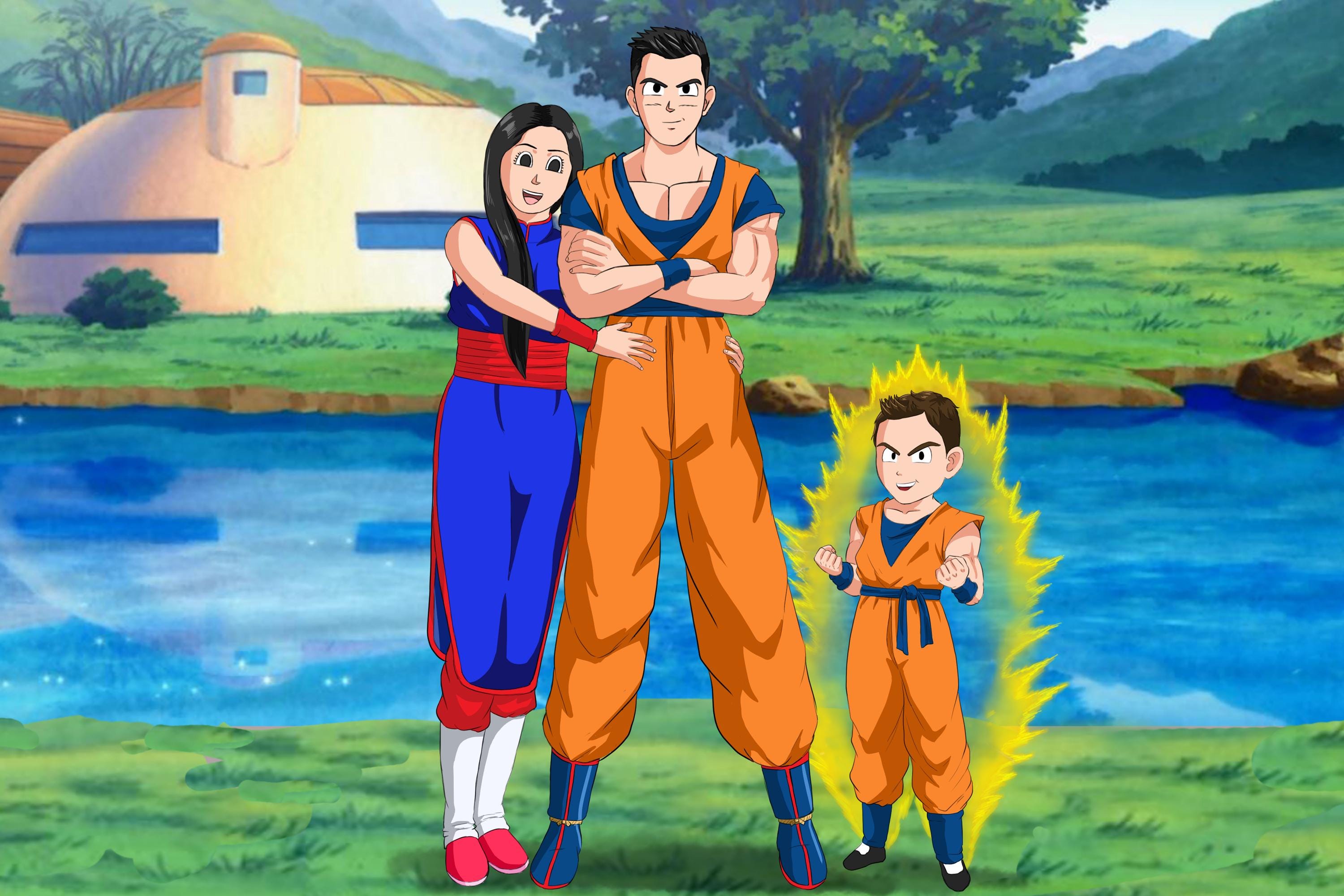 Custom Saiyan Portrait |personalized Super Fighter Anime Art | Unique ...