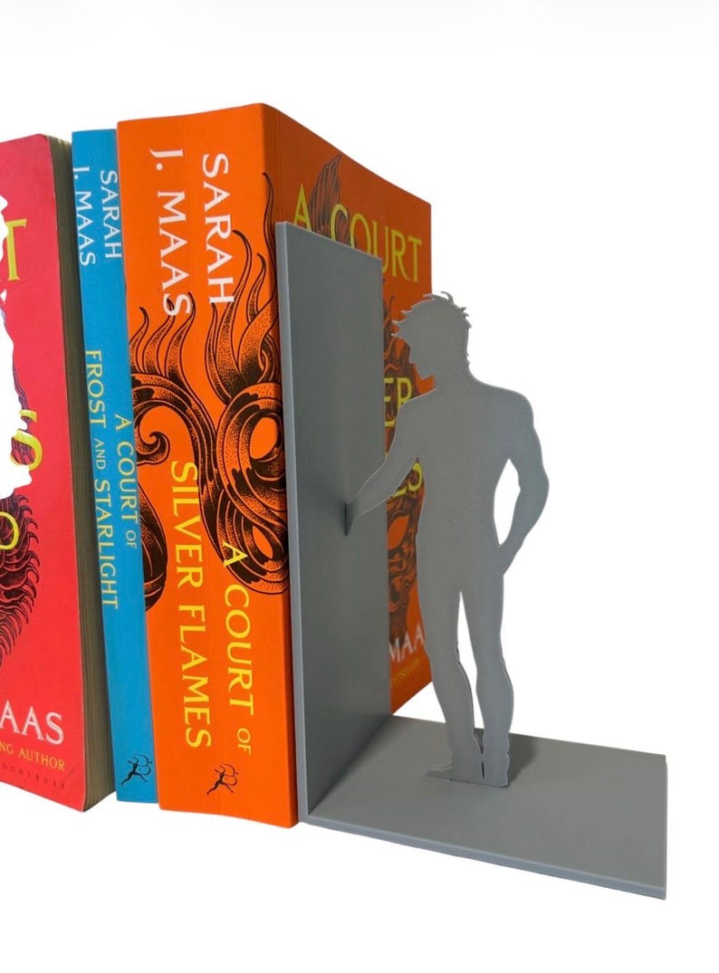 Romance Bookends, Romantic Couple Silhouette, Book Lover Gift, Fantasy ...